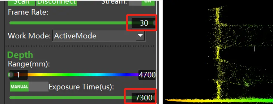 Introduction to exposure time and frame rate in Vzense 3D camera