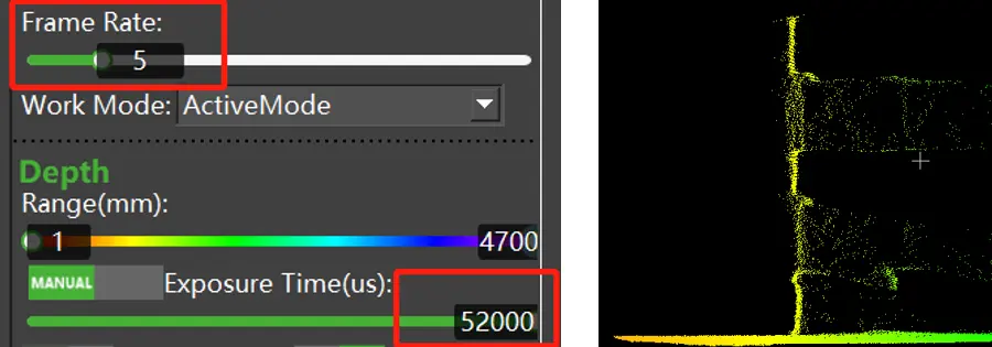 Introduction to exposure time and frame rate in Vzense 3D camera