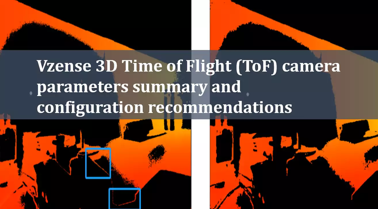 Vzense 3D ToF camera parameters and configuration summary