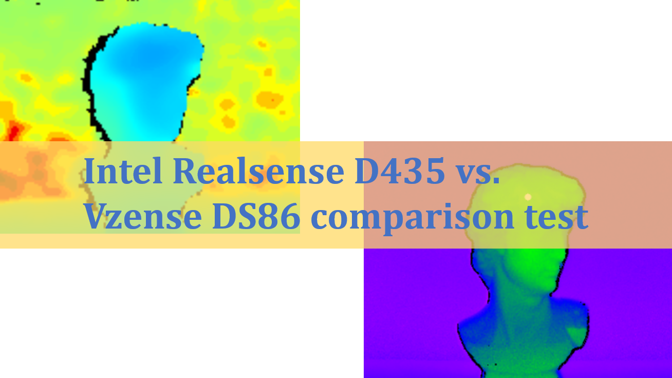 Intel Realsense D435 vs. Vzense 3D ToF DS86 comparison test